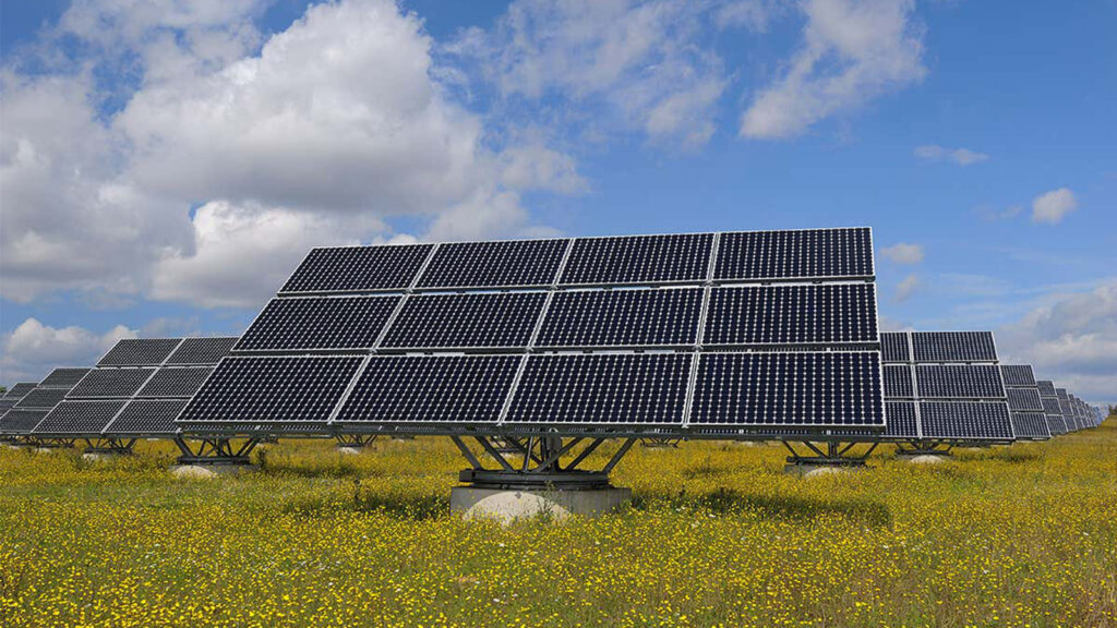 Why do solar panels need to be placed at an angle?